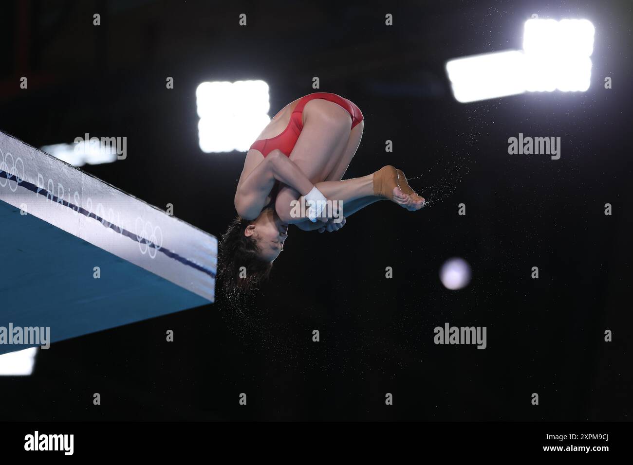 **CHINESE MAINLAND, HONG KONG, MACAU AND TAIWAN OUT** Chinese diver ...