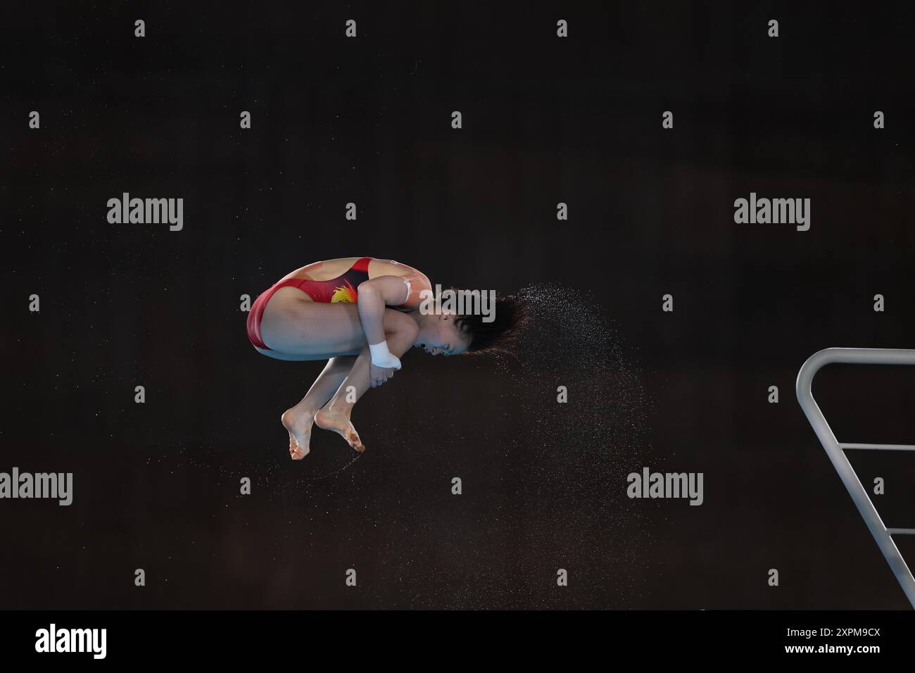 **CHINESE MAINLAND, HONG KONG, MACAU AND TAIWAN OUT** Chinese diver ...