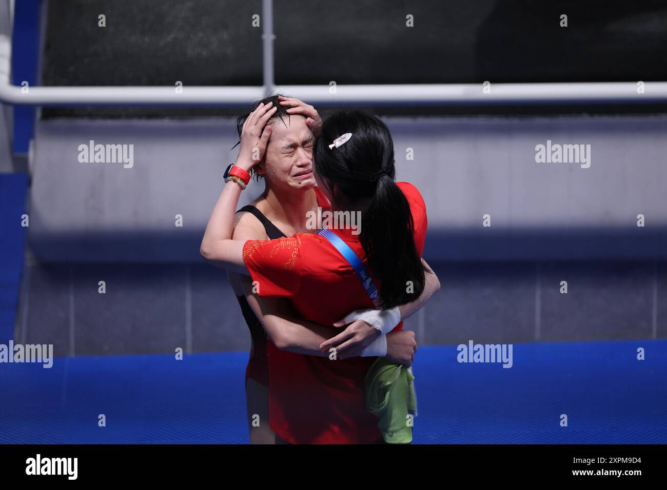 **CHINESE MAINLAND, HONG KONG, MACAU AND TAIWAN OUT** Chinese diver ...