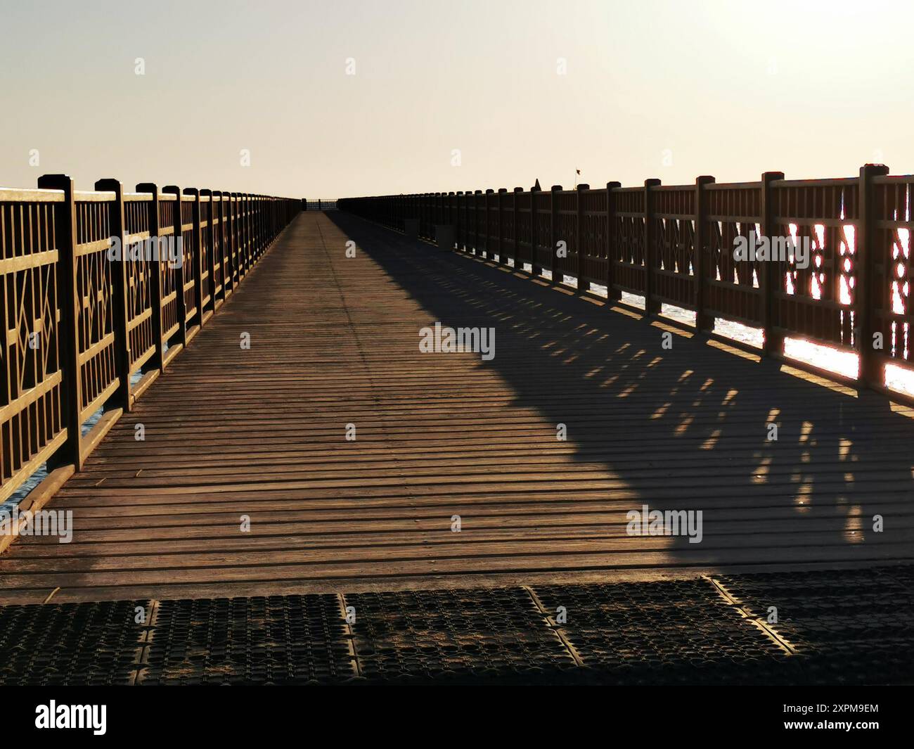 long catwalk and mole in the egypt Stock Photo - Alamy