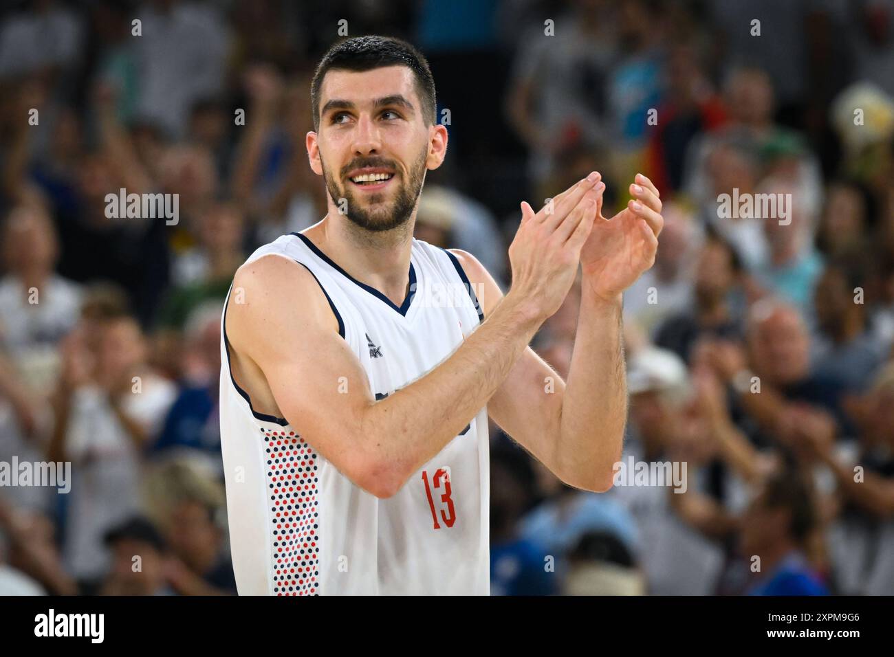 Ognjen Dobric of Serbia, Basketball, Men's Quarterfinal between Serbia ...