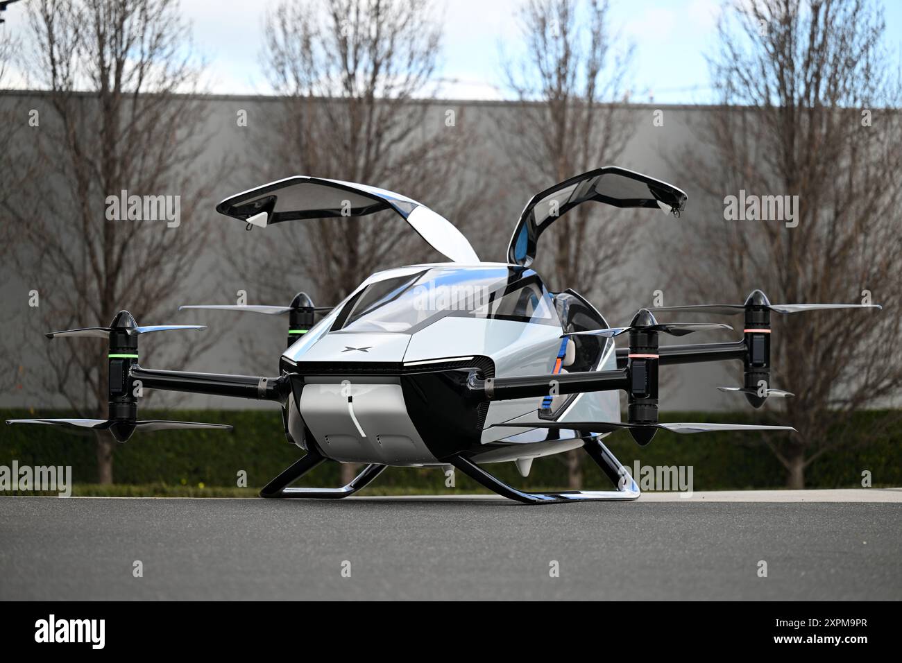 Melbourne, Australia. 07th Aug, 2024. The XPeng X2 prototype on display ...