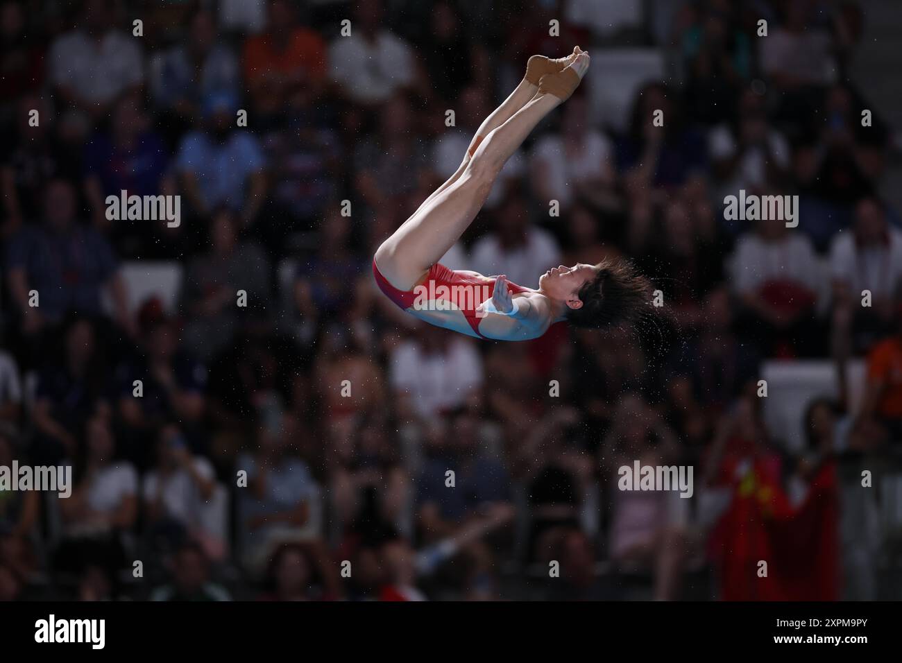 **CHINESE MAINLAND, HONG KONG, MACAU AND TAIWAN OUT** Chinese diver ...