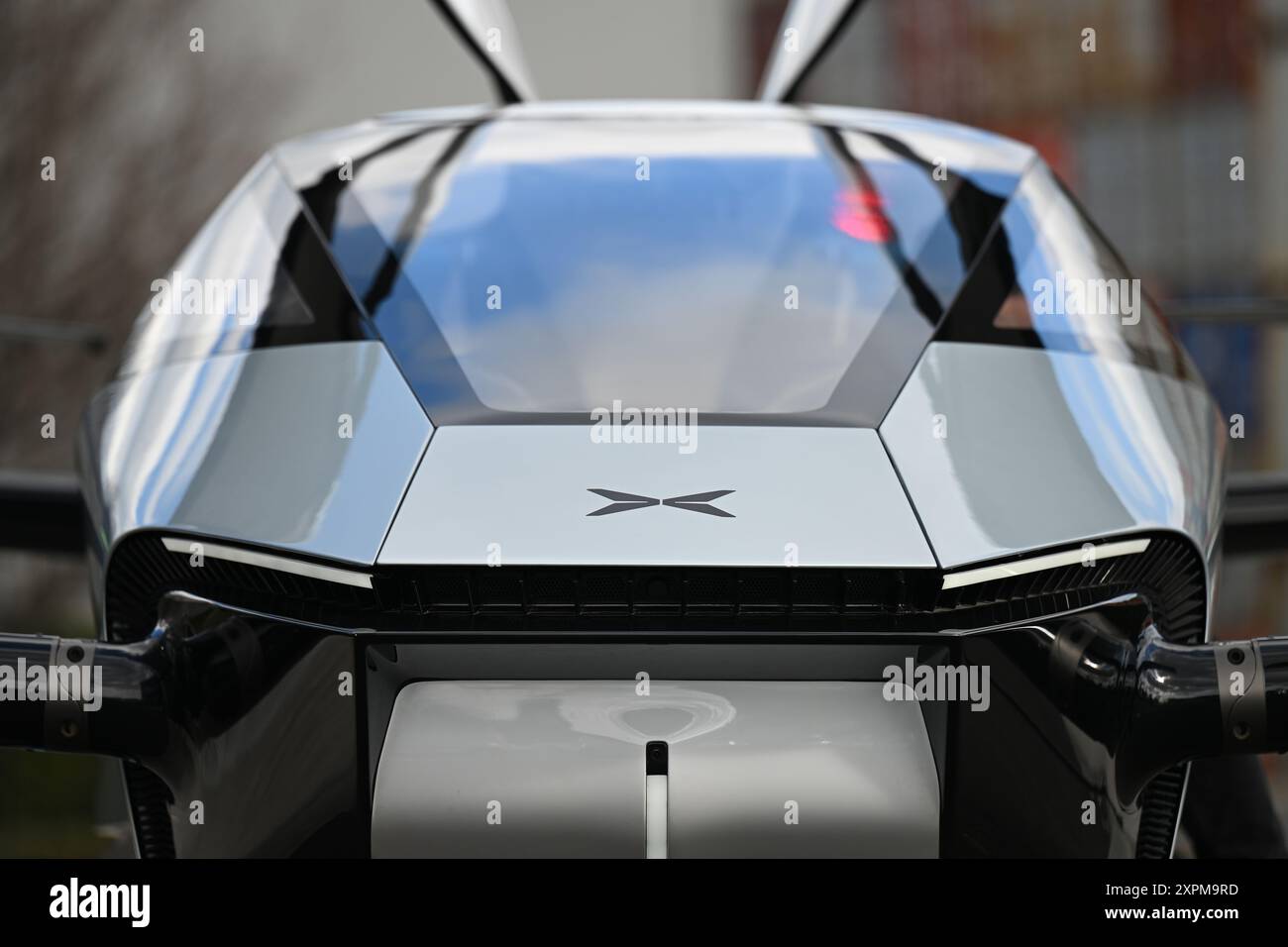 Melbourne, Australia. 07th Aug, 2024. The XPeng X2 prototype on display ...