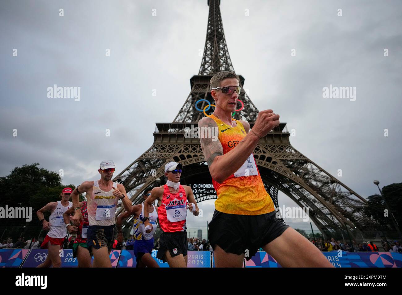 Germany's Linke Christopher competes during the marathon race walk ...
