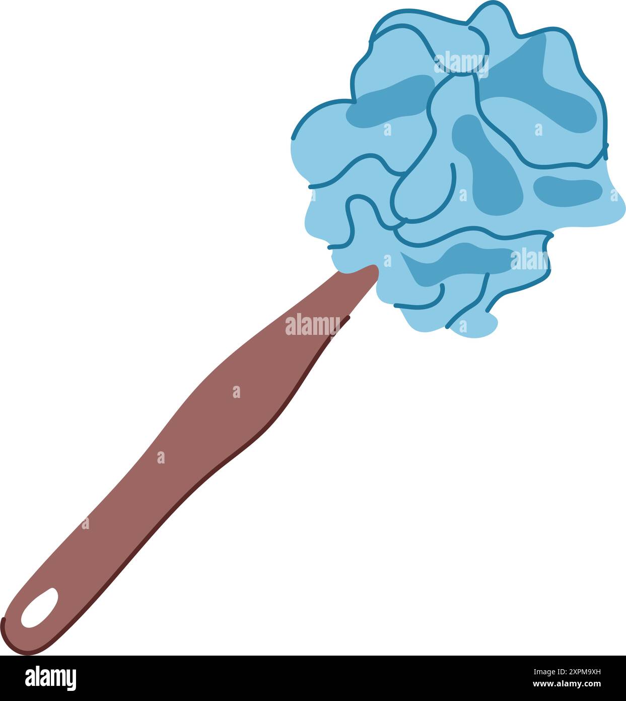 bathroom loofah shower cartoon vector illustration Stock Vector Image ...