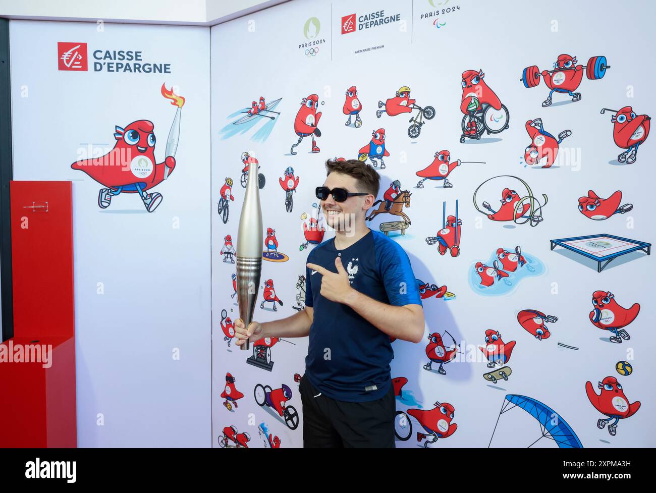 Paris olympic games 2024 mascot hi-res stock photography and images - Alamy