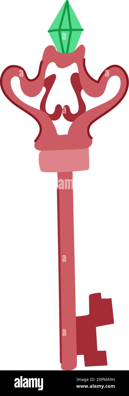 old magic key cartoon vector illustration Stock Vector Image & Art - Alamy