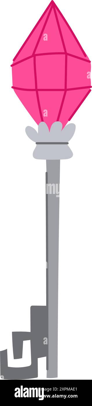 secret magic key cartoon vector illustration Stock Vector Image & Art ...