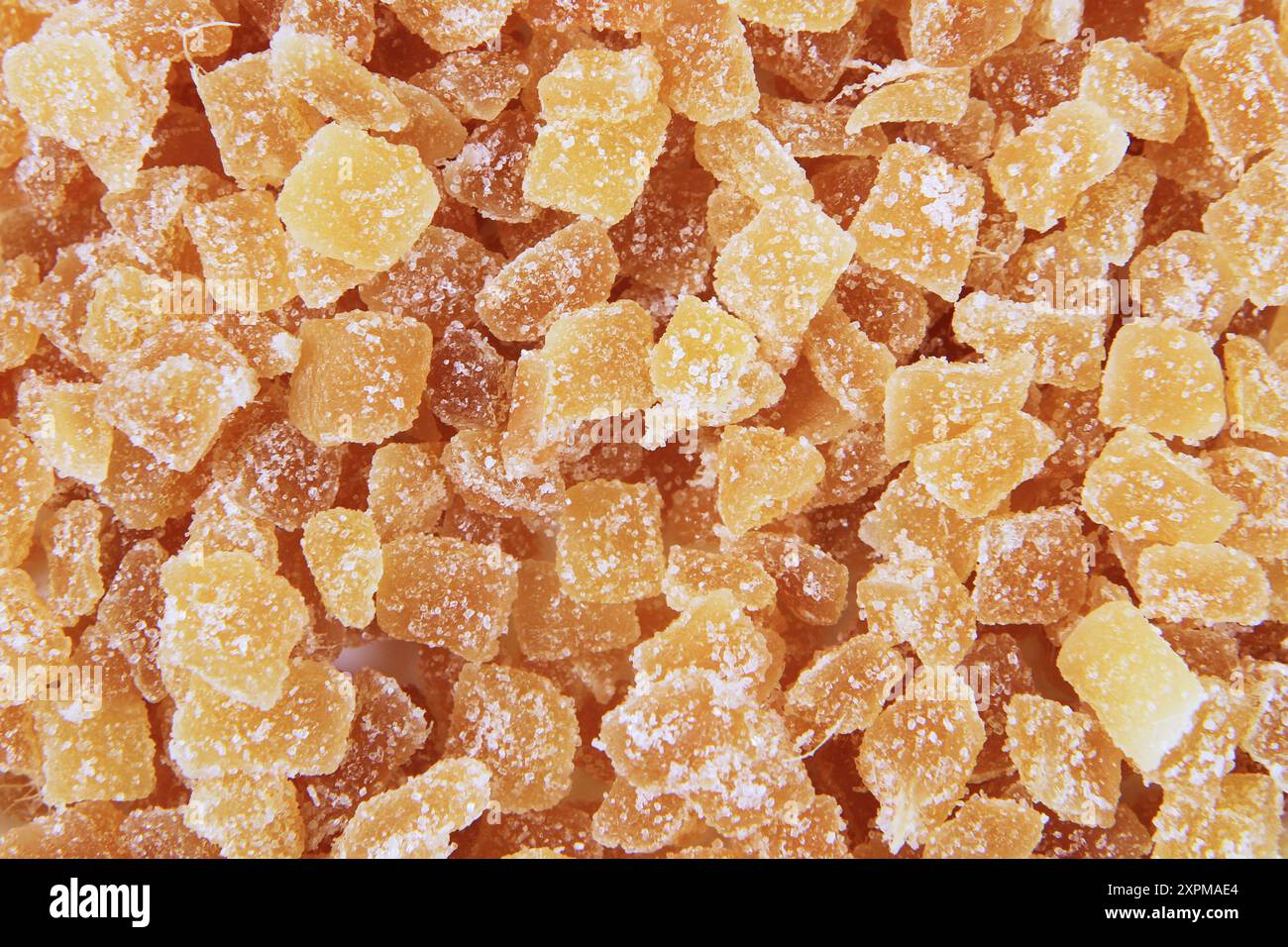 candied ginger texture as natural food background Stock Photo - Alamy