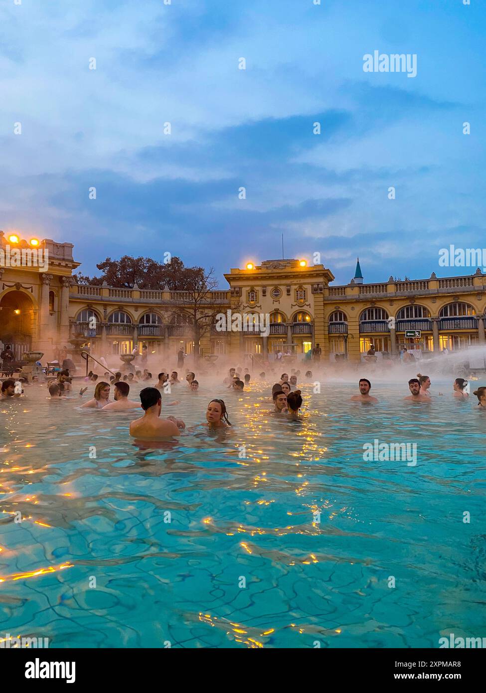 Budapest, Hungary - November 2021: historical Szecheniy Baths in ...
