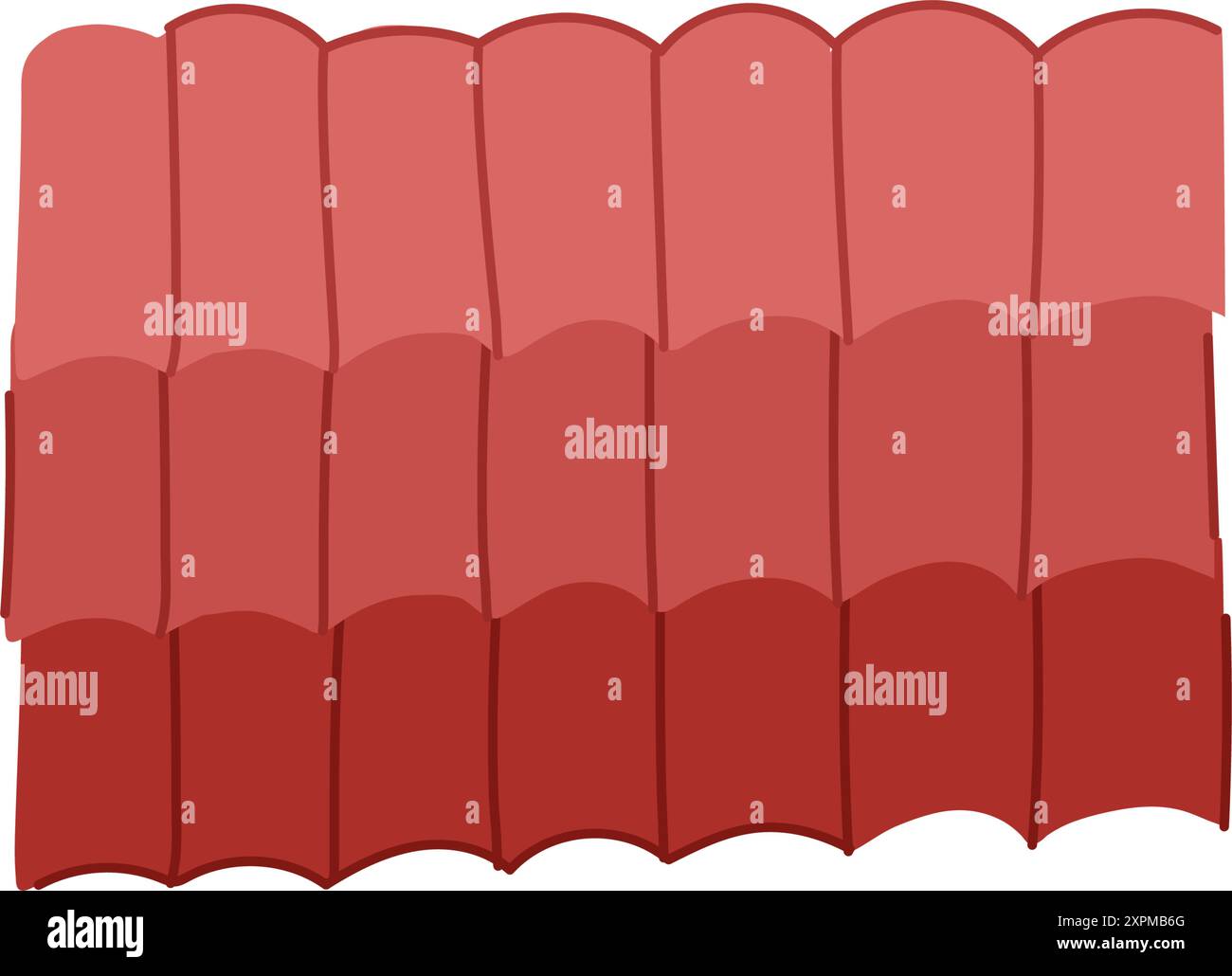 house roof tile cartoon vector illustration Stock Vector Image & Art ...