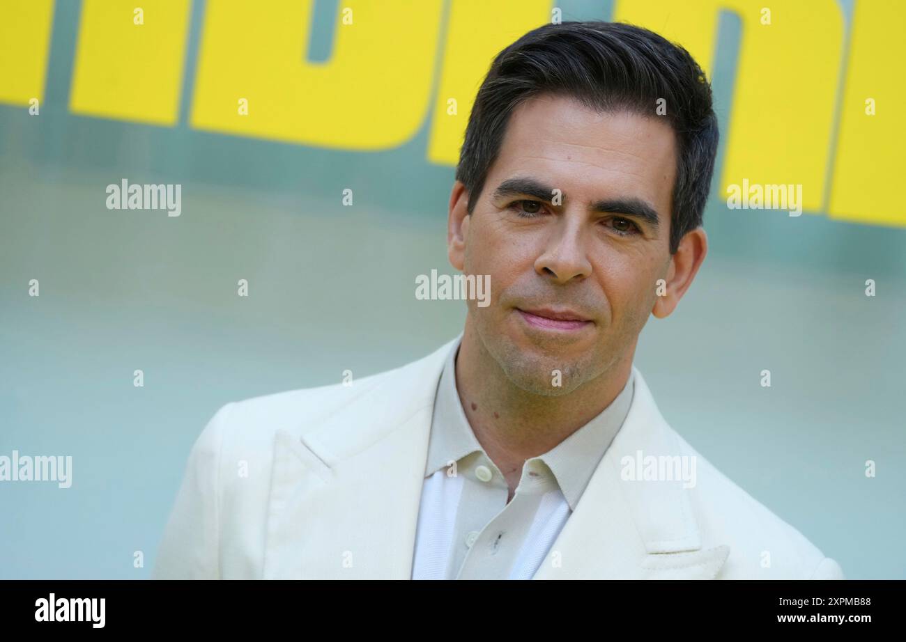 Eli Roth arrives at a fan event for "Borderlands" on Tuesday, Aug. 6 ...