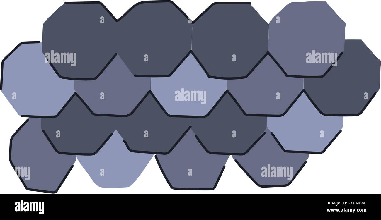 building roof tile cartoon vector illustration Stock Vector Image & Art ...