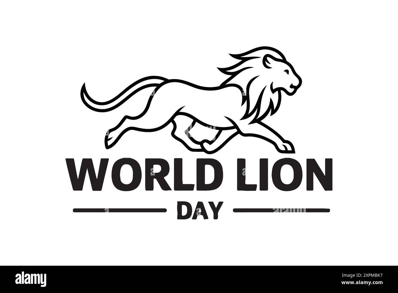 vector graphic of World Lion Day ideal for World Lion Day celebration ...