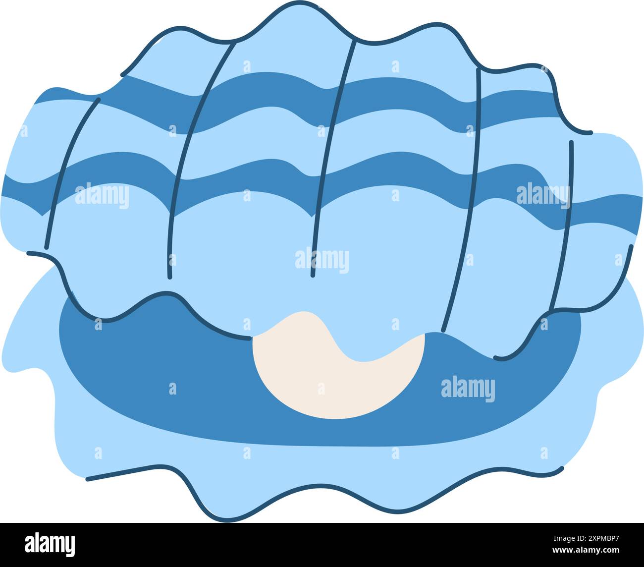 Beach sand pearl necklace shell Cut Out Stock Images & Pictures - Alamy