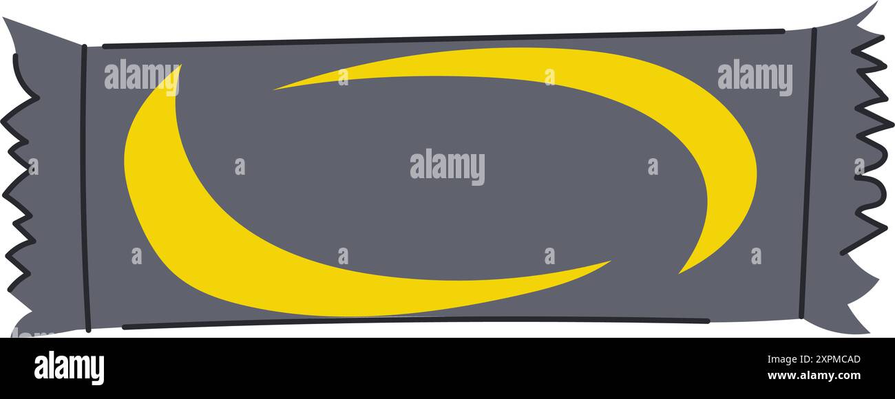 foil snack pack cartoon vector illustration Stock Vector Image & Art ...