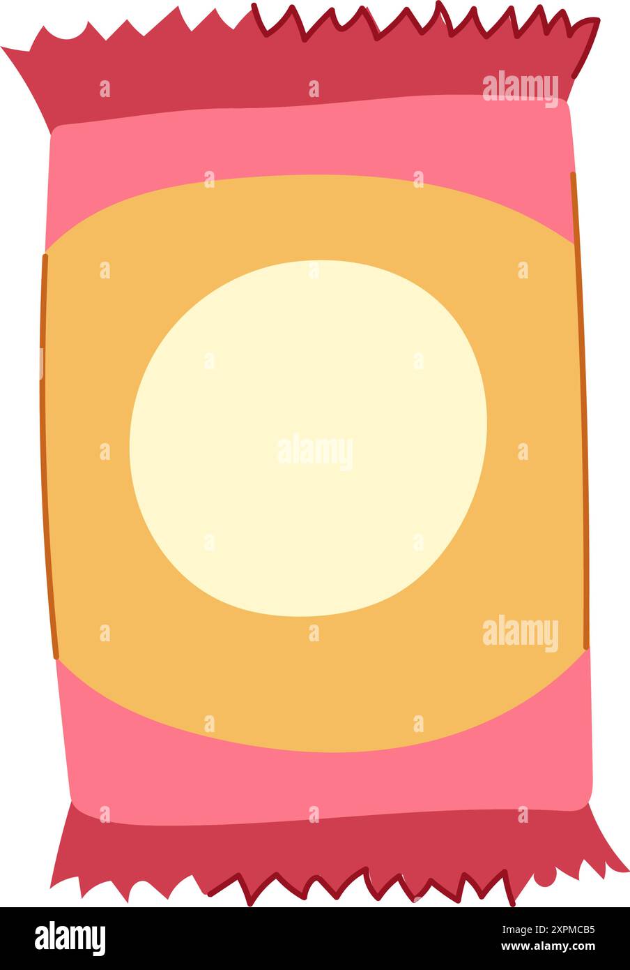 candy snack pack cartoon vector illustration Stock Vector Image & Art ...