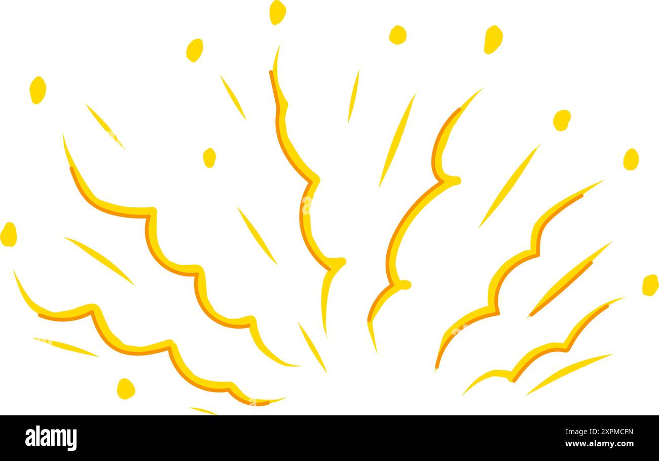 shape sparkles cartoon vector illustration Stock Vector Image & Art - Alamy