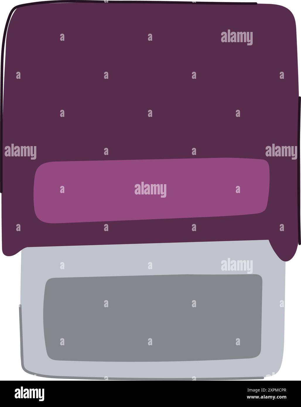 vintage stamp cartoon vector illustration Stock Vector Image & Art - Alamy