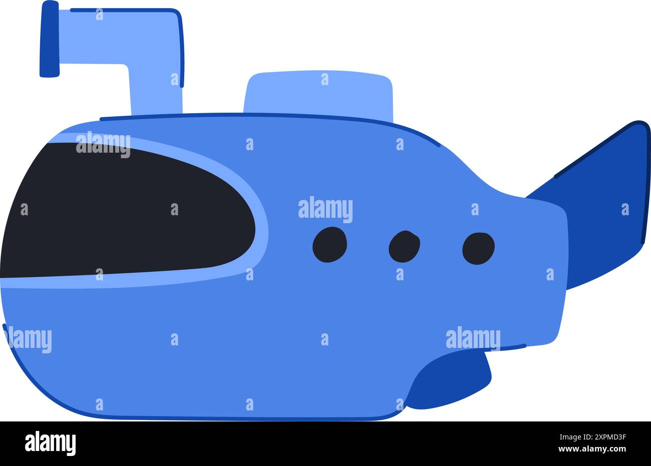 under submarine cartoon vector illustration Stock Vector Image & Art ...