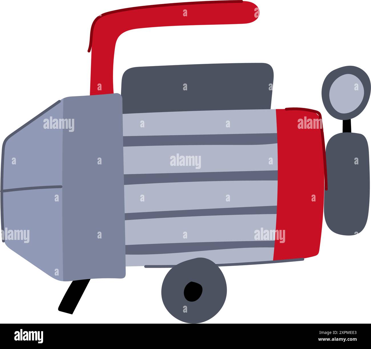 technician vacuum pump cartoon vector illustration Stock Vector Image ...