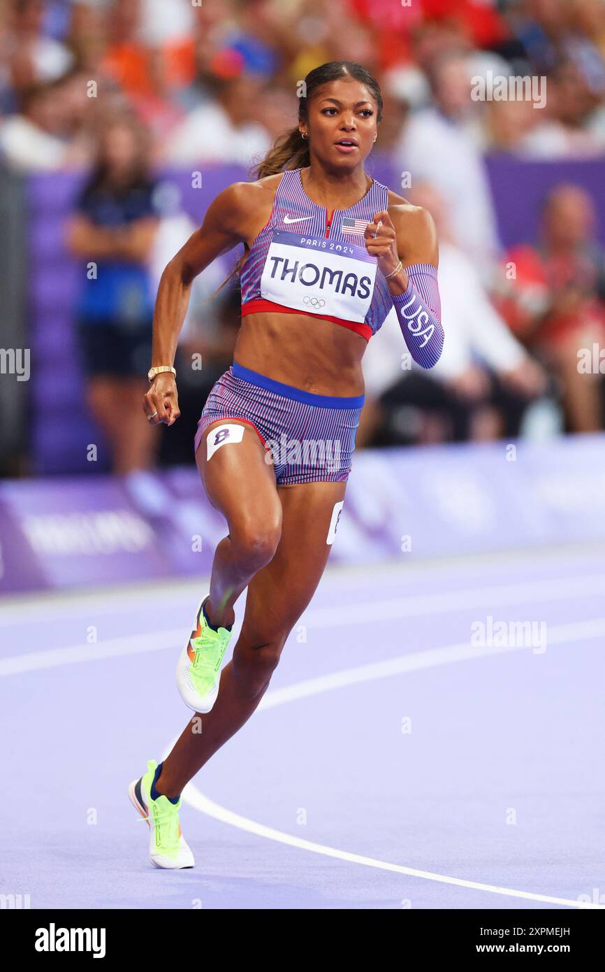 Thomas Gabrielle (USA), AUGUST 5, 2024 - Athletics : Women's 200m Final during the Paris 2024 ...