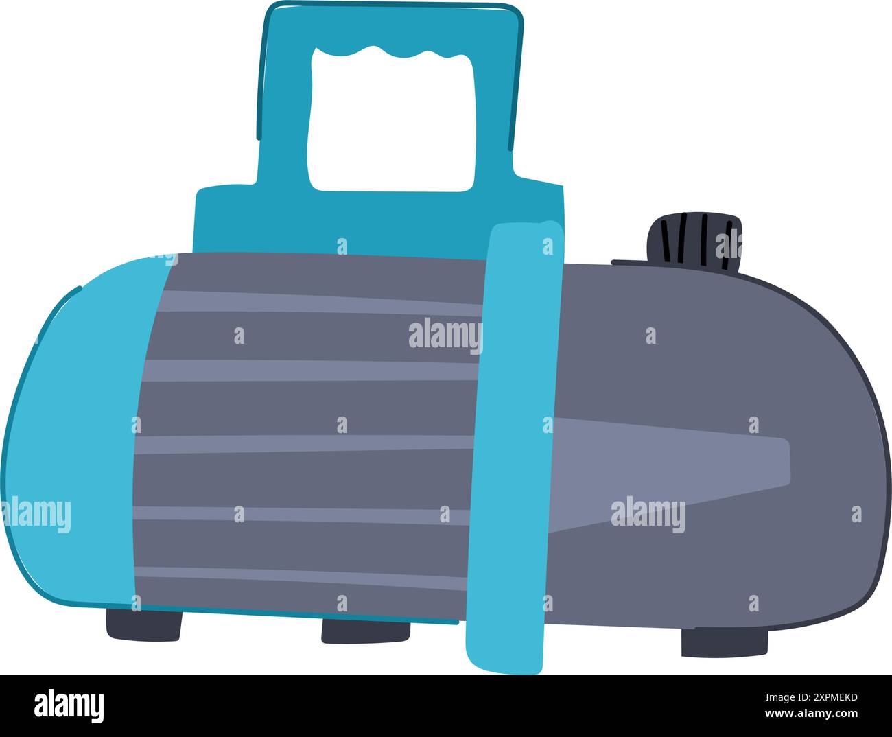 gauge vacuum pump cartoon vector illustration Stock Vector Image & Art ...