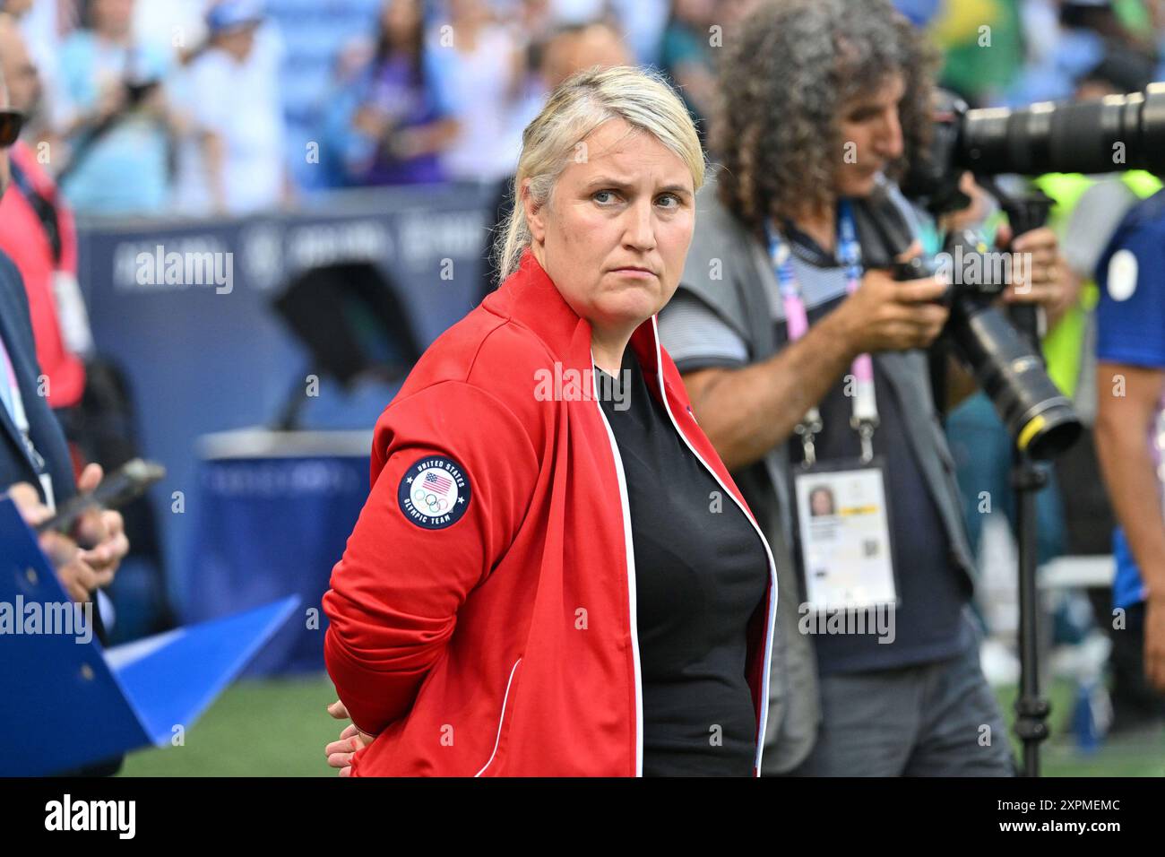 Coach Emma Hayes (USA), Football, Women's Semi-final between United ...