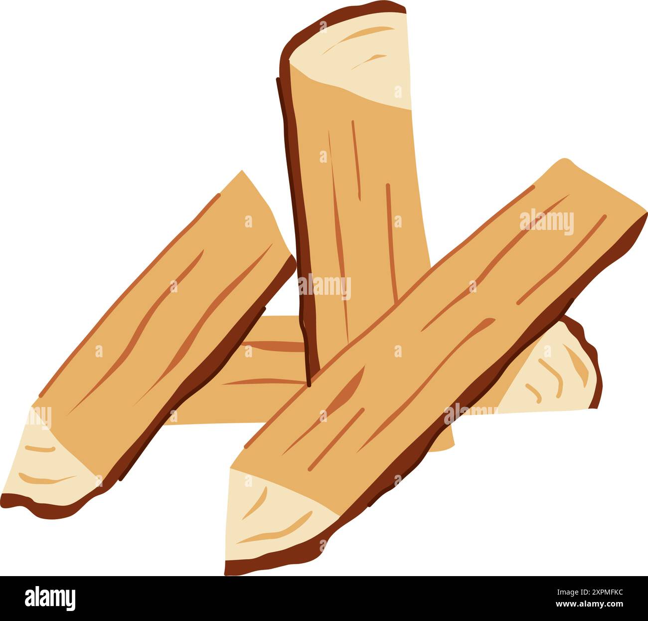 stump wood log cartoon vector illustration Stock Vector Image & Art - Alamy