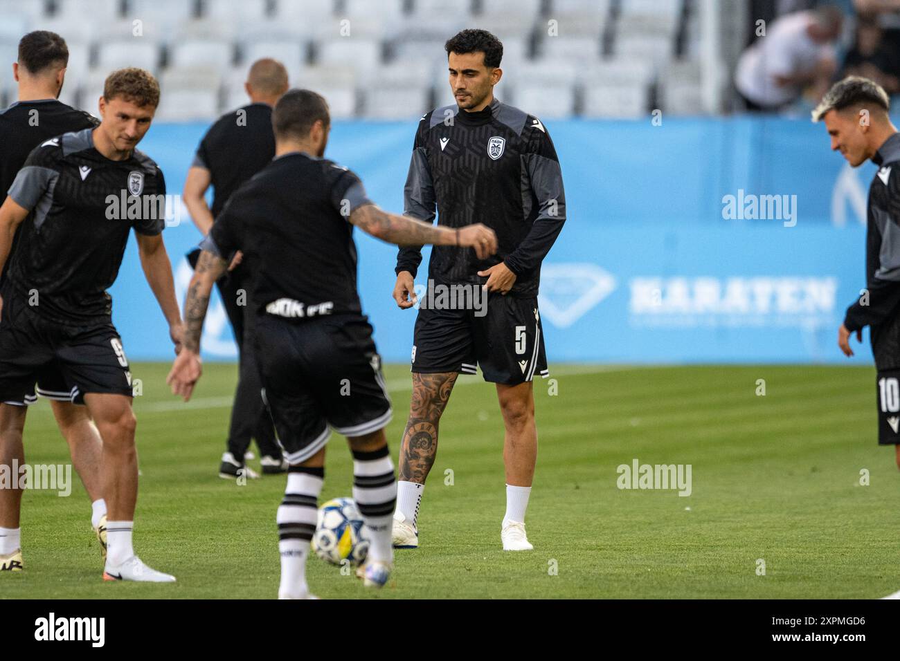 Malmoe, Sweden. 06th, August 2024. Giannis Michailidis (5) of PAOK is ...