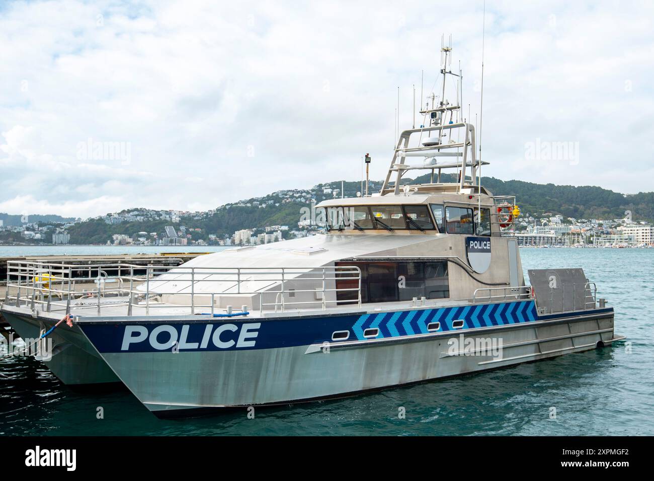 Police Ship from Maritime Unit Stock Photo - Alamy