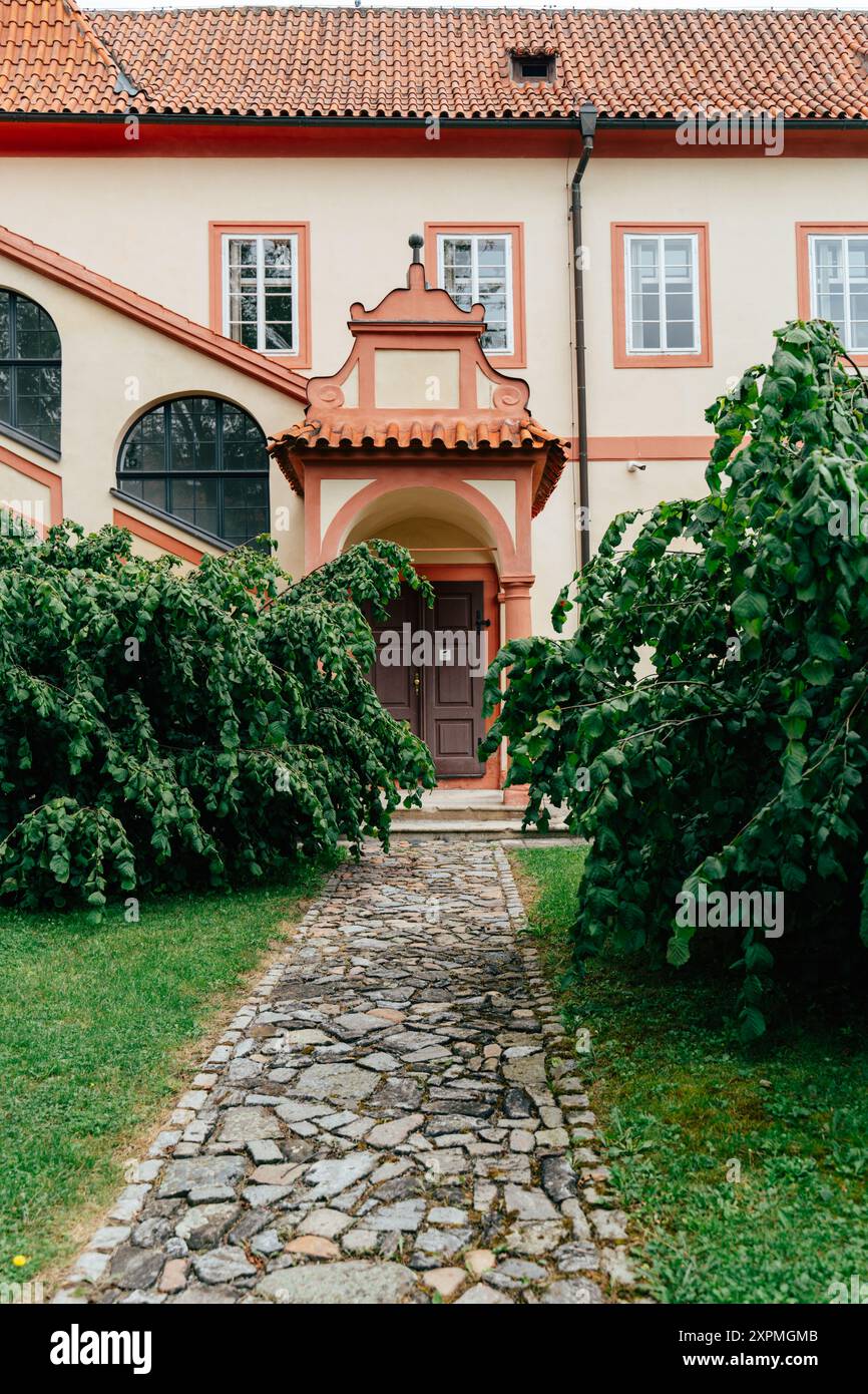 A beautifully maintained historical building features elegant ...