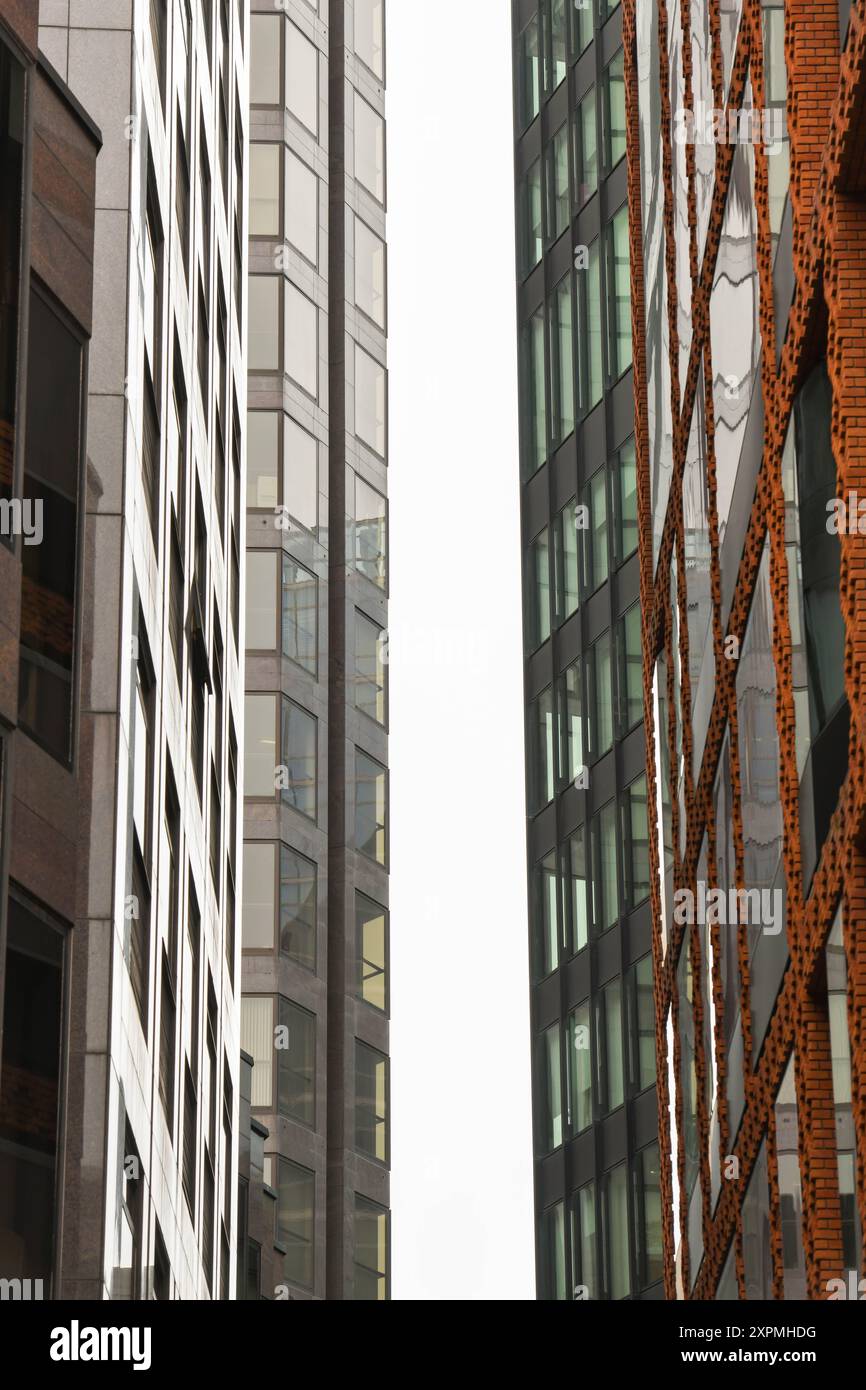 View at modern buildings of London on England Stock Photo - Alamy
