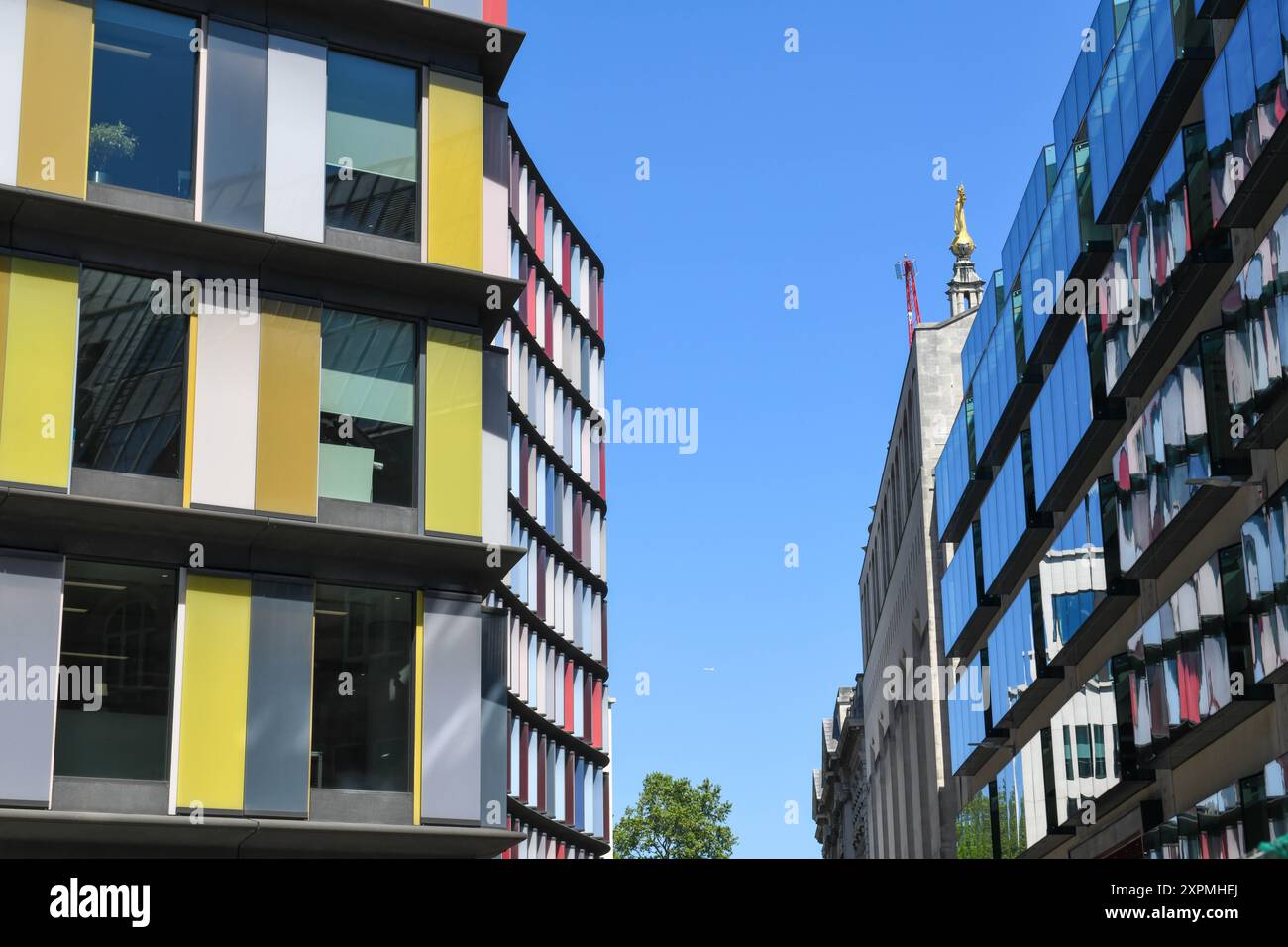 View at modern buildings of London on England Stock Photo - Alamy