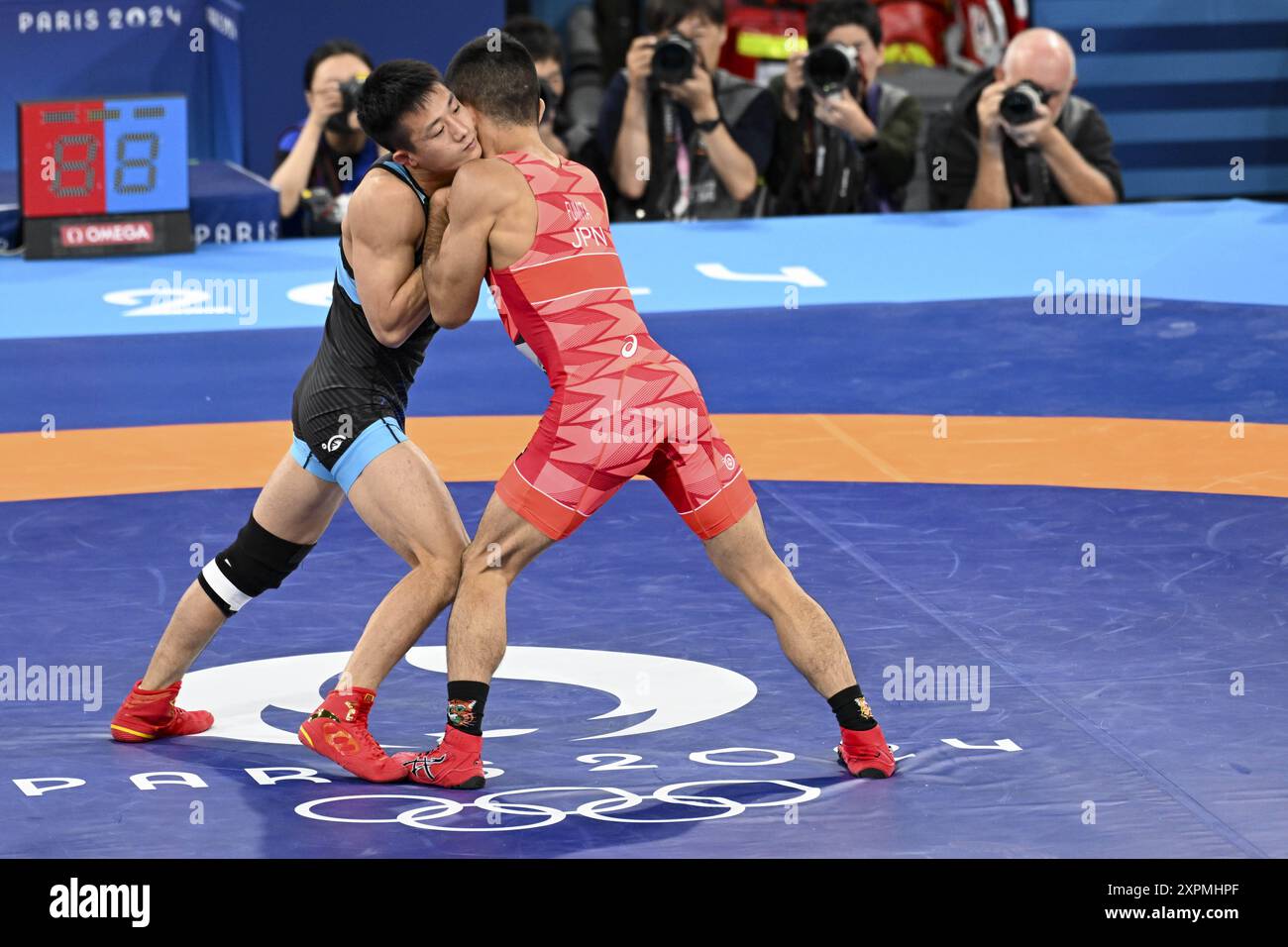 Wrestling at champ de mars arena hi-res stock photography and images ...