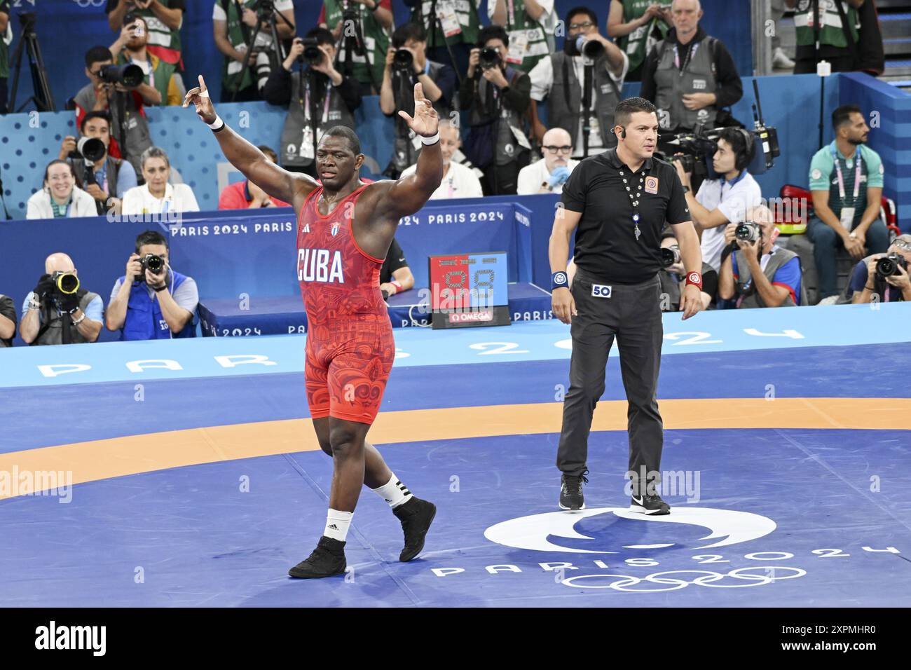 Mijain Lopez Nunez (Cuba) vs Yasmani Acosta Fernandez (Chile ...