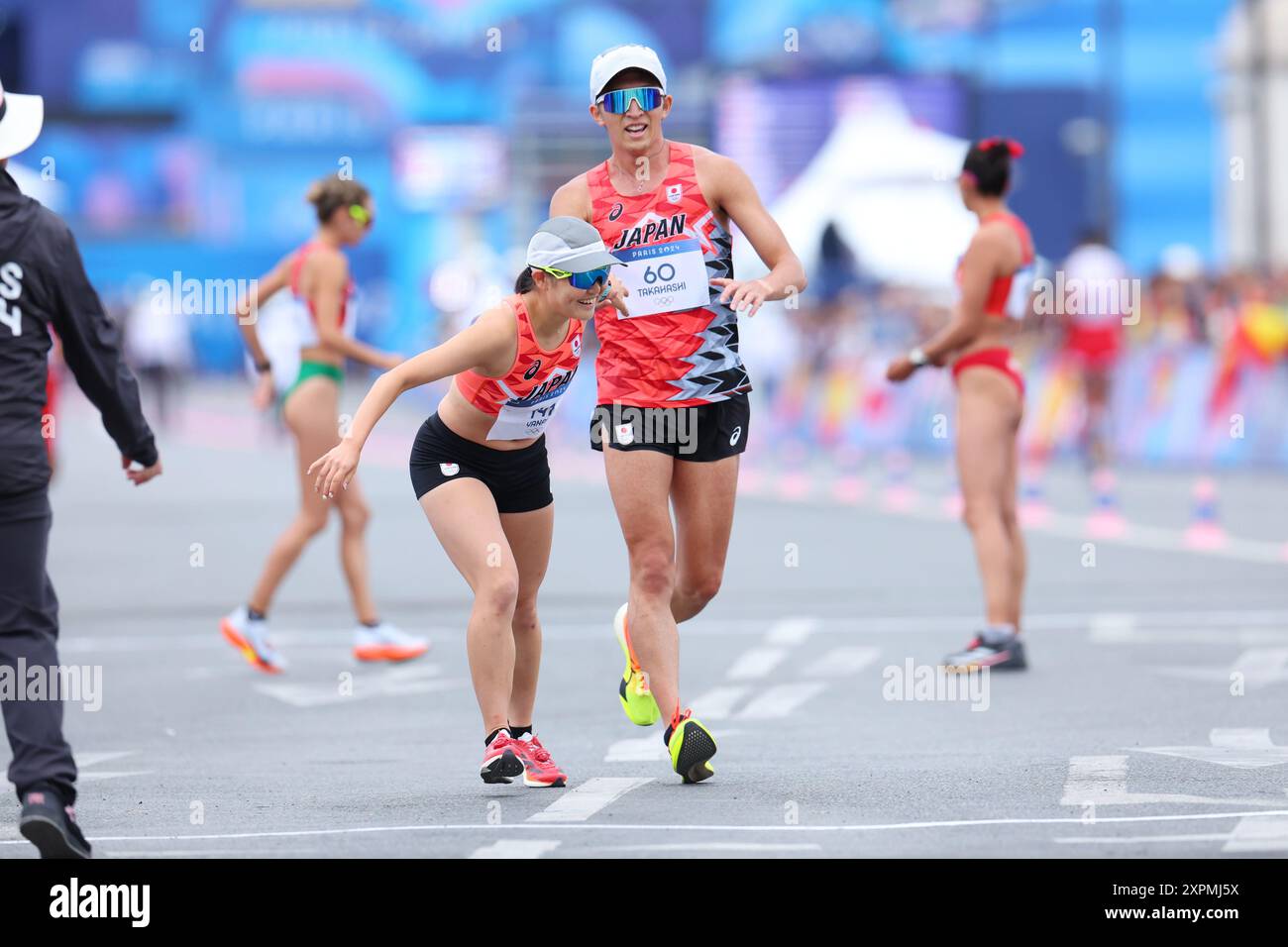 Paris, France. 7th Aug, 2024. (L-R) Ayane Yanai, Kazuki Takahashi (JPN ...