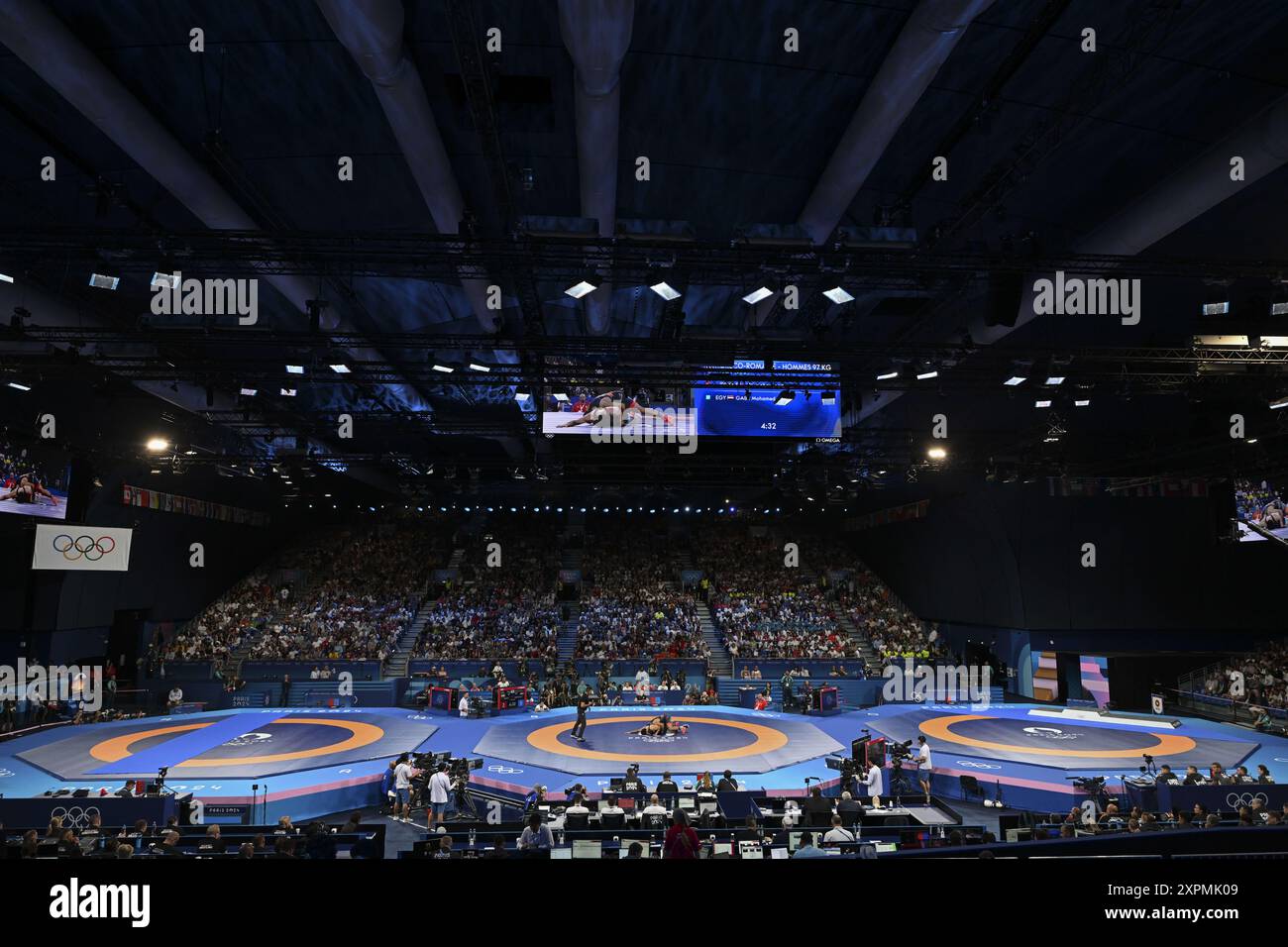 General view, Wrestling, during the Olympic Games Paris 2024 on 6 ...