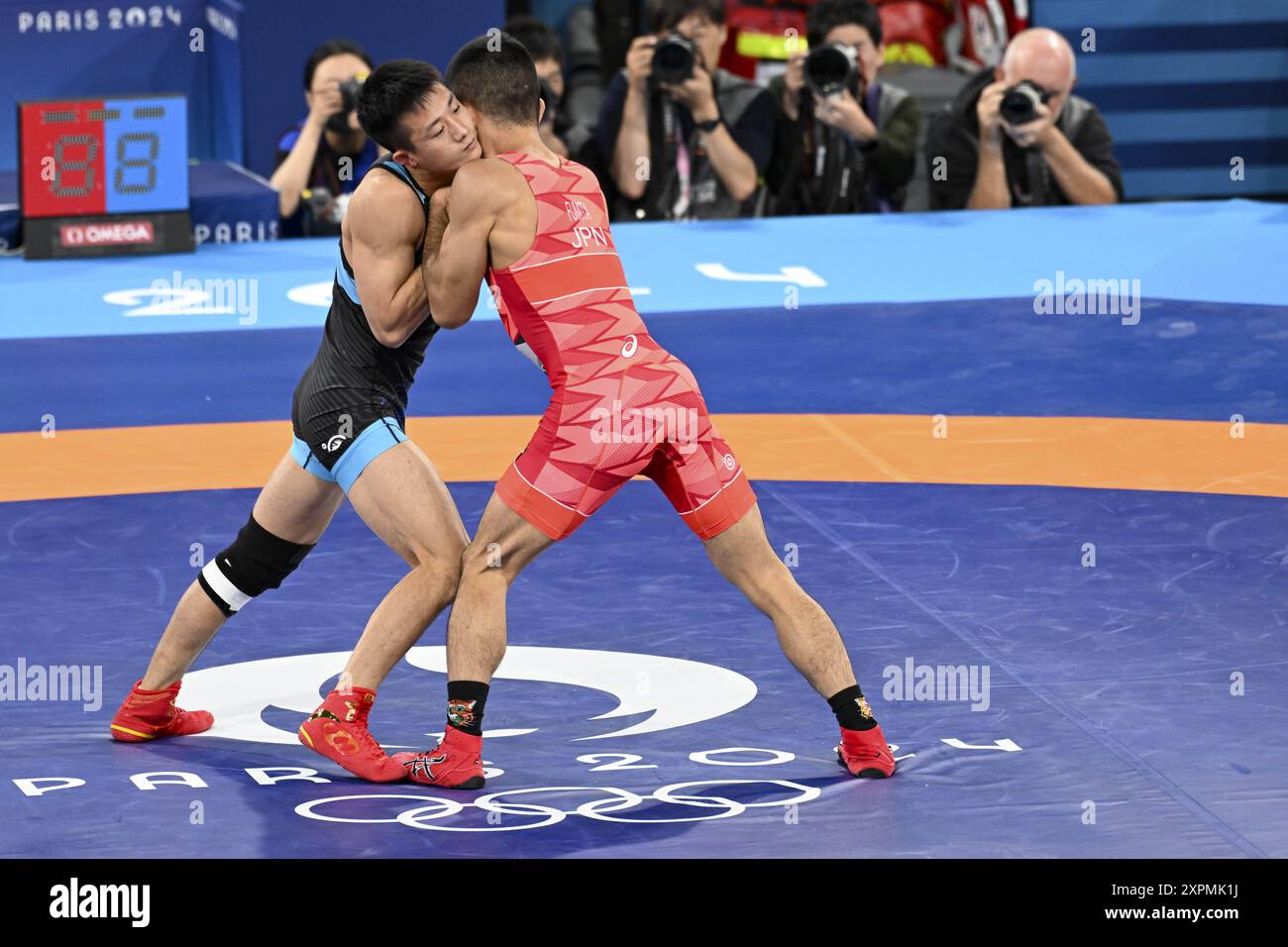 Wrestling at champ de mars arena hi-res stock photography and images ...