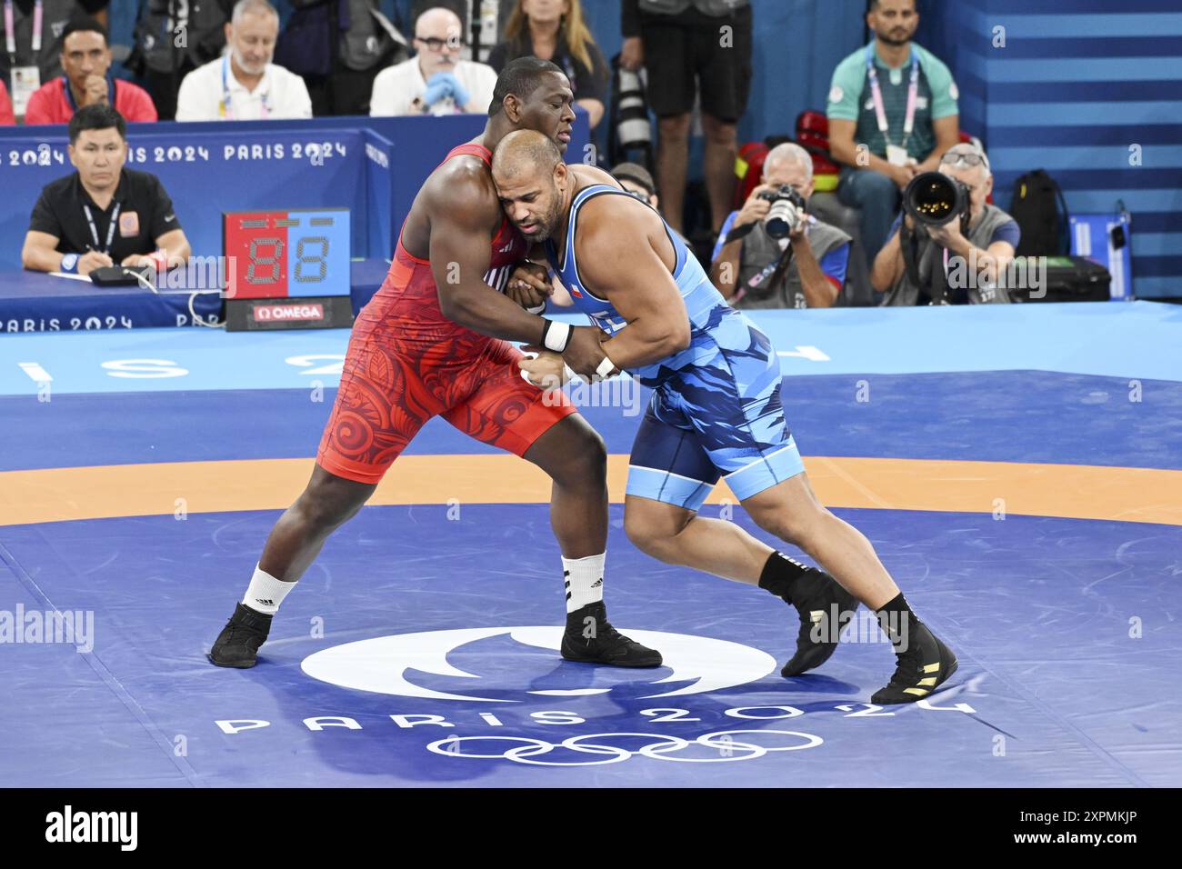 Wrestling at champ de mars arena hi-res stock photography and images ...