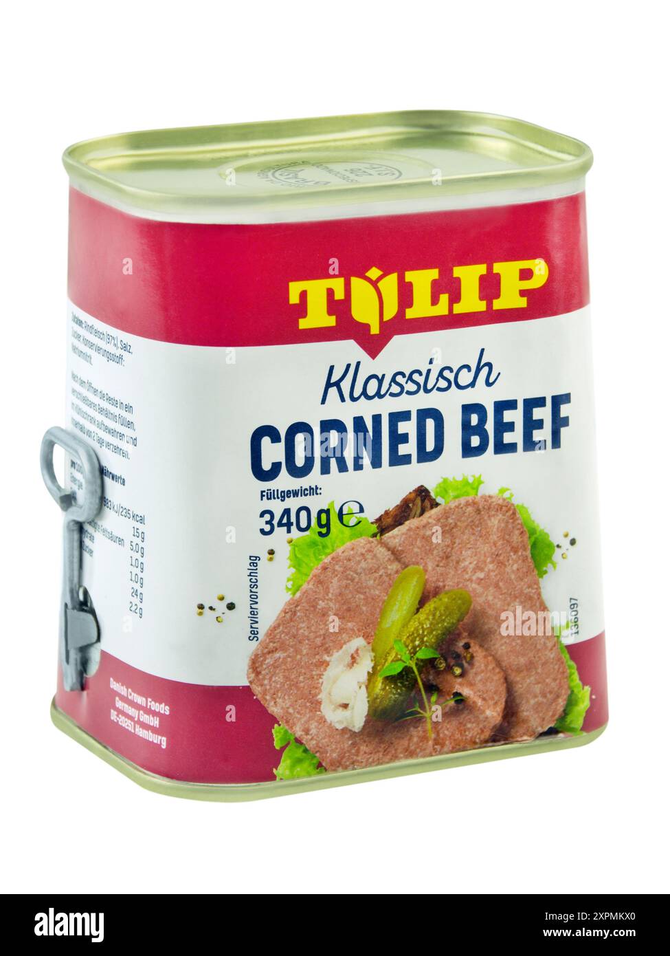 Hamburg, Germany - August 4 2024: German Corned Beef Tulip isolated on ...