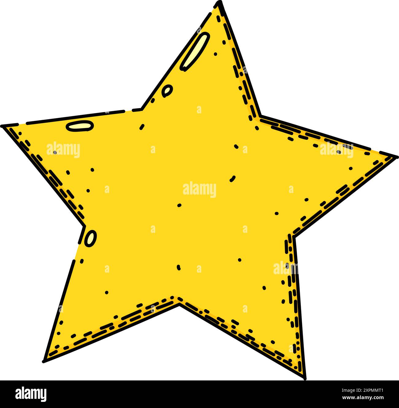 brightness star sketch hand drawn vector Stock Vector Image & Art - Alamy