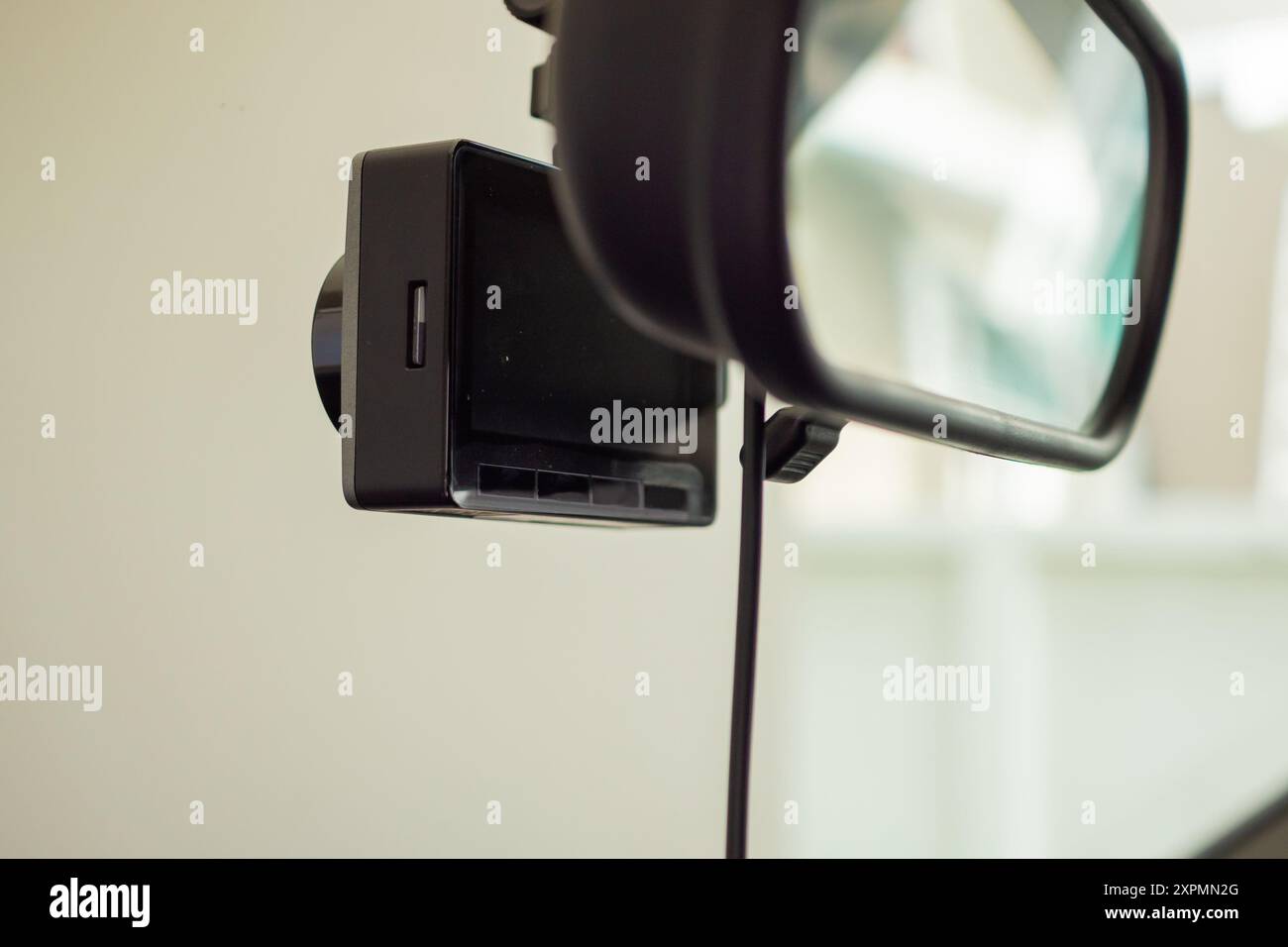 Car CCTV camera video recorder for driving safety on the road Stock ...