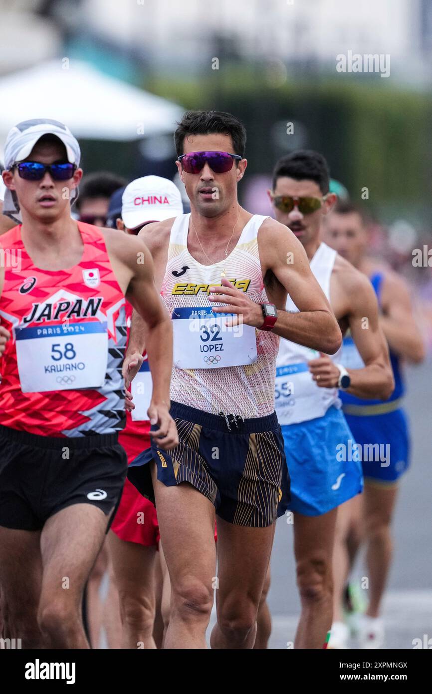 Miguel Angel Lopez of Spain competes during Marathon Race Walk Relay ...