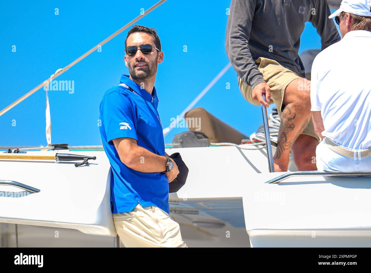 Martin Fourcade, Sailing, during the Olympic Games Paris 2024 on 6 ...