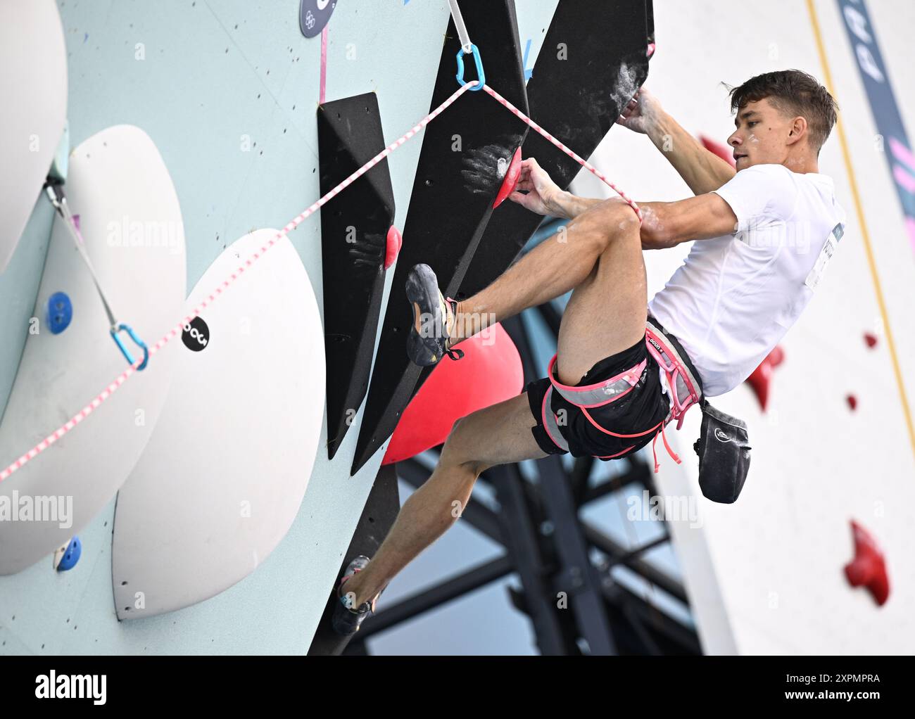Paris, France. 07th Aug, 2024. Slovenia Luka Potocar pictured in action ...