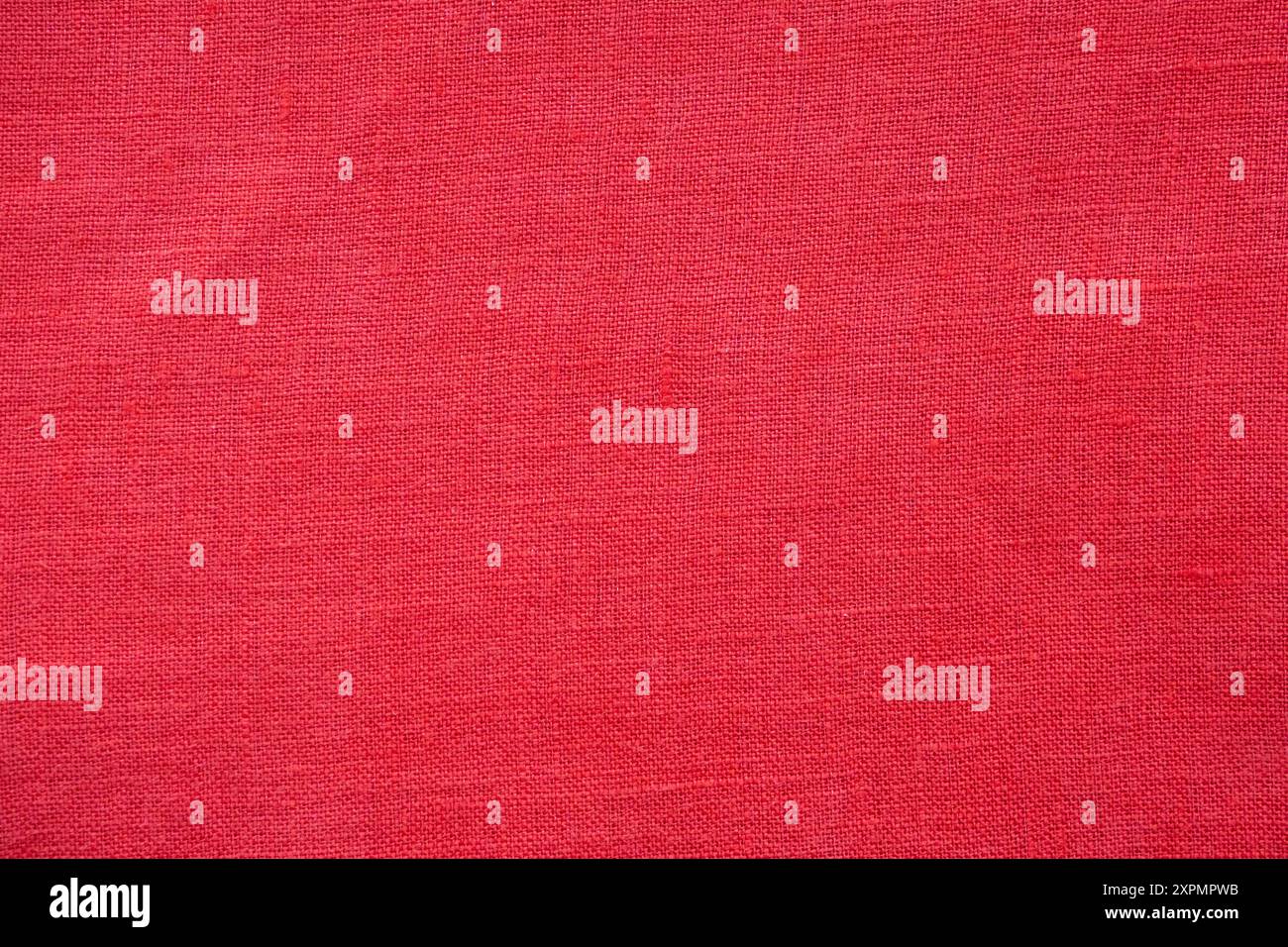 Red color linen canvas texture background Stock Photo - Alamy