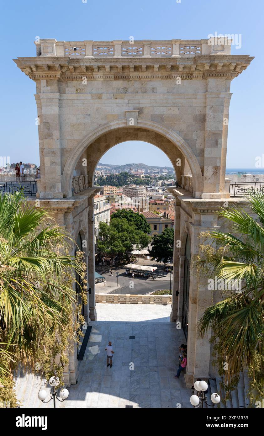 Triumphal arch of king umberto i hi-res stock photography and images ...
