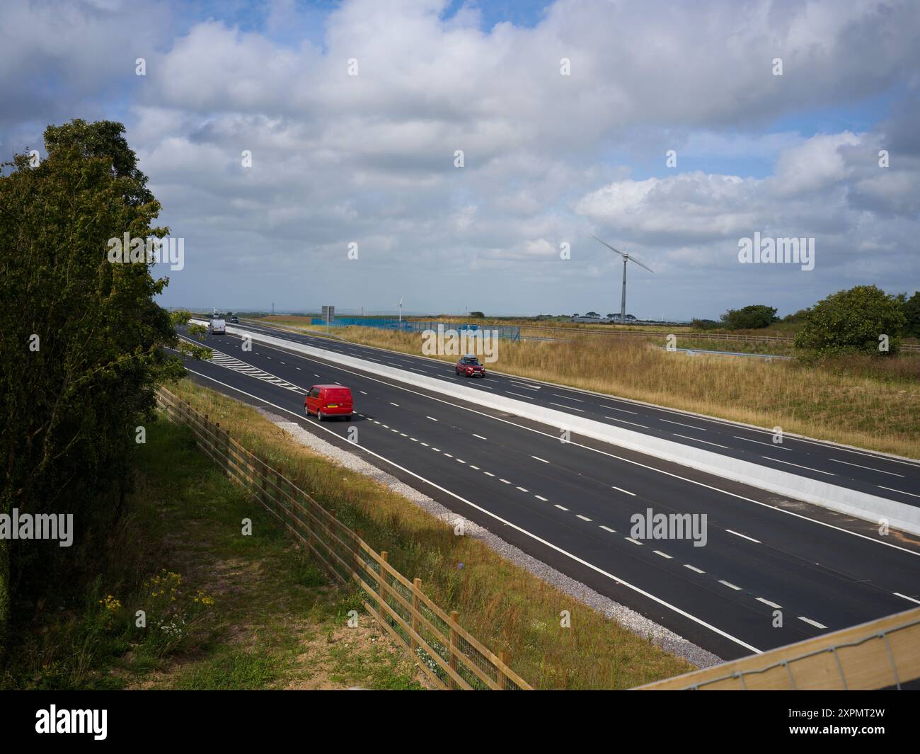 A30 NEW CARLAND CROSS TO CHIVERTON BY PASS DUAL CARRIGEWAY Stock Photo - Alamy